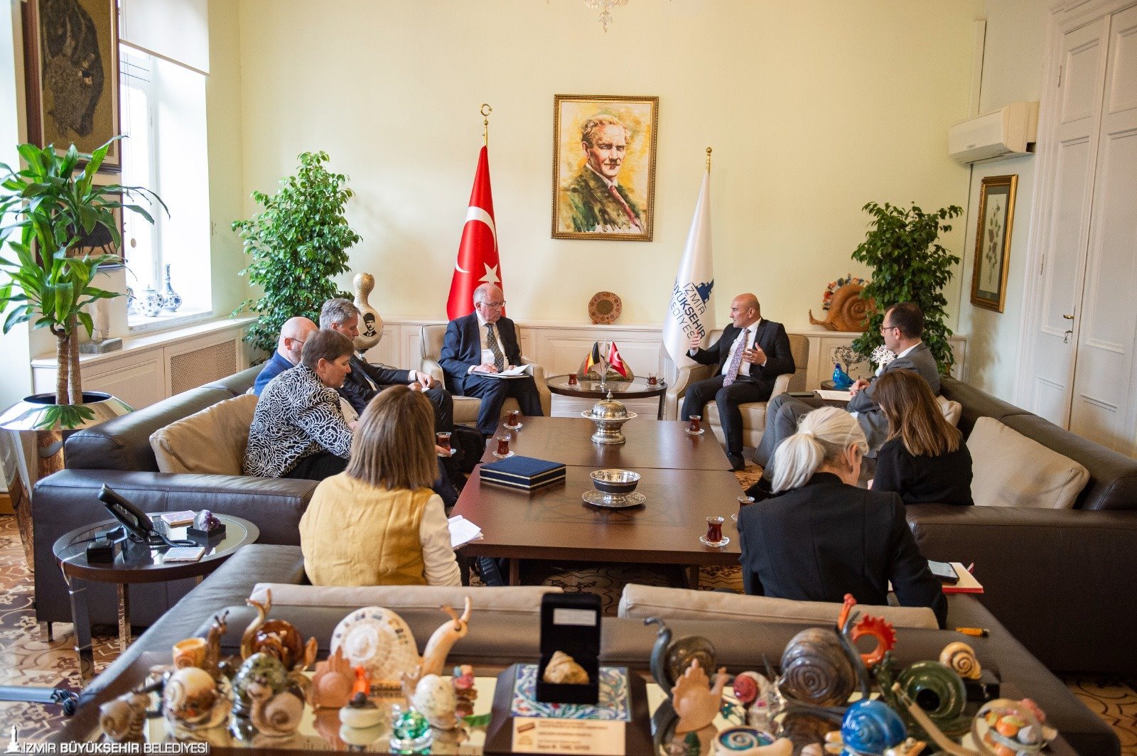 News | Visit from the Belgian Ambassador to Ankara to Mayor Soyer